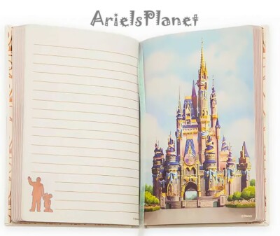 Walt Disney World Parks 50th Anniversary Cinderella Castle Notebook ...