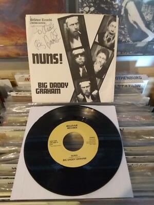 Signed Big Daddy Graham Nuns! 7" 45 RPM Record Limited Edition | eBay