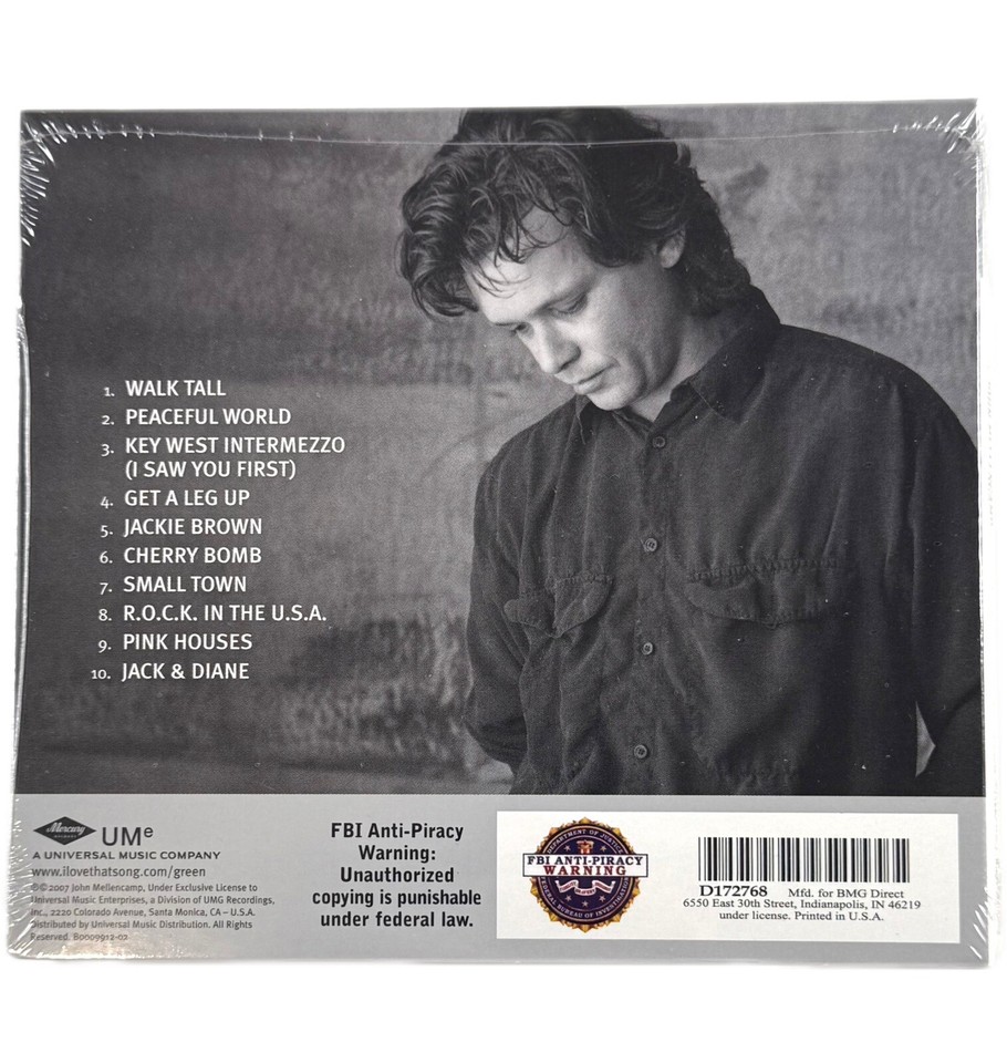 JOHN MELLENCAMP The Millennium Collection SEALED CD 20th Century ...