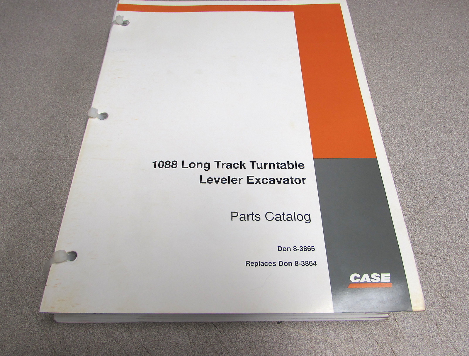 Case 1088 Long Track Turntable Leveler Excavator Parts Catalog Manual 8 ...