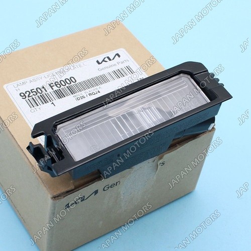 Genuine OEM Kia Rio Hyundai Sonata Rear License Plate Light Left 92501 ...