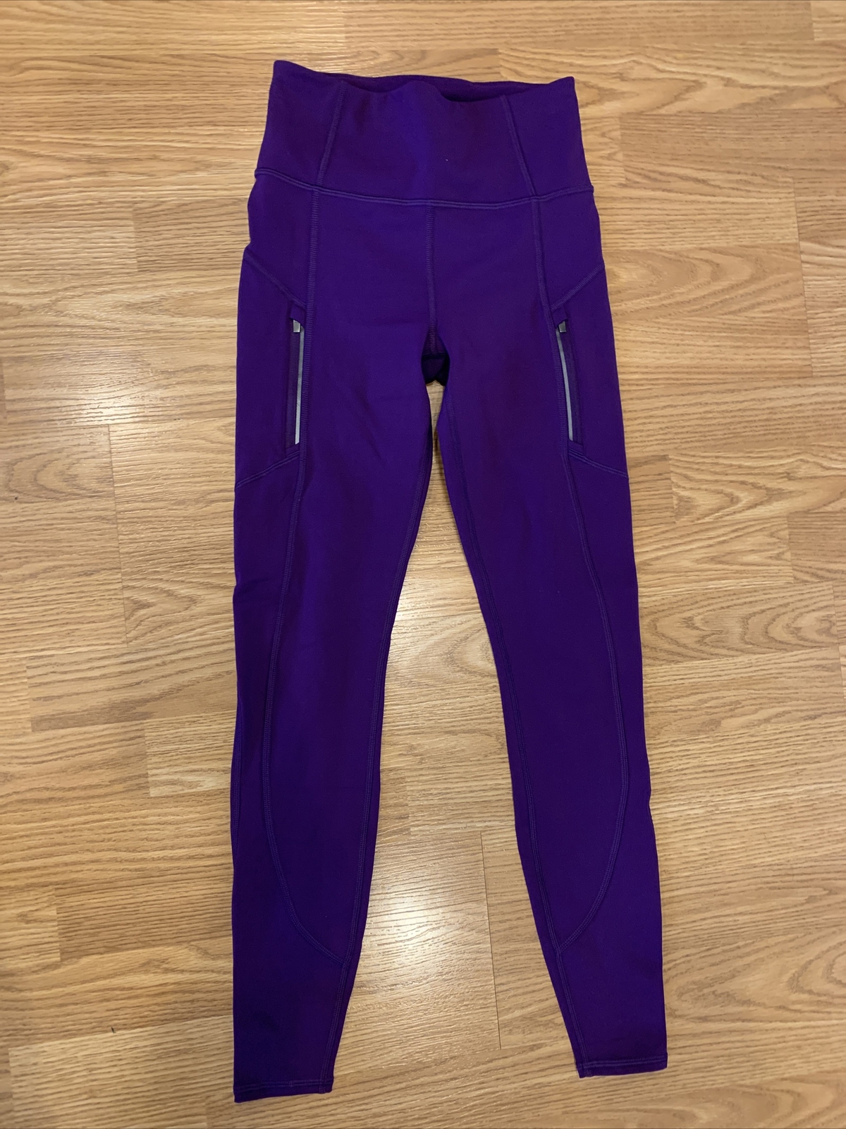 NWOT Athleta Rainier Tight Plush Supersonic XXS Basalt Violet Purple ...