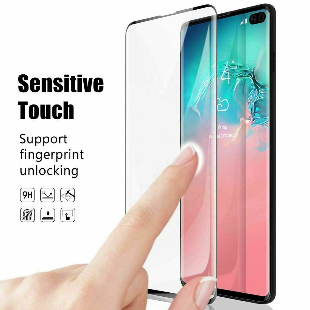 Tempered Glass Full Cover Screen Protector For Samsung Galaxy S10 5G ...