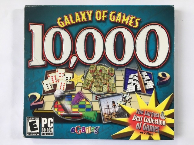 Galaxy Of Games 10,000 PC CD-ROM Game (Windows Vista/XP/2000/ME/98 ...