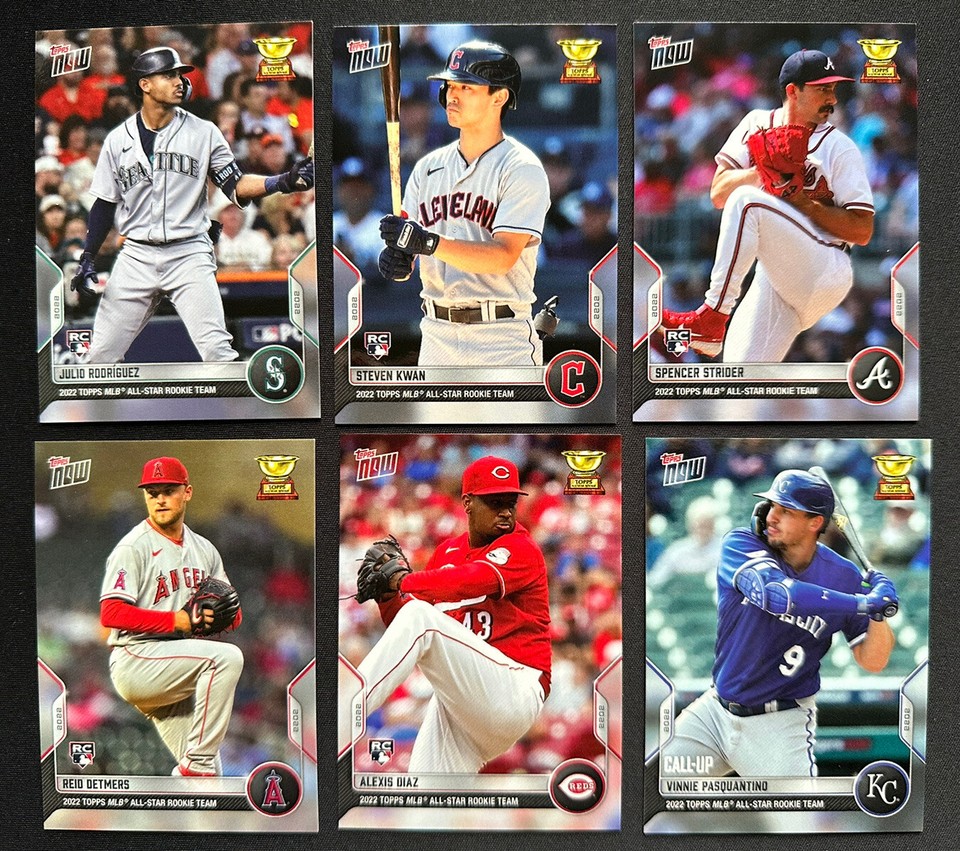 2022 Topps Now Rookie Cup 12 Card Team Set - Julio Rodriguez Bobby Witt ...
