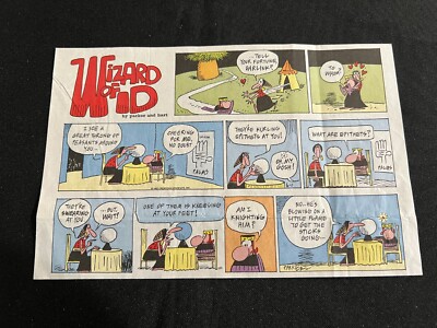 #TH05 WIZARD OF ID Sunday Tabloid Half Page Comic Strip January 5, 1997 ...