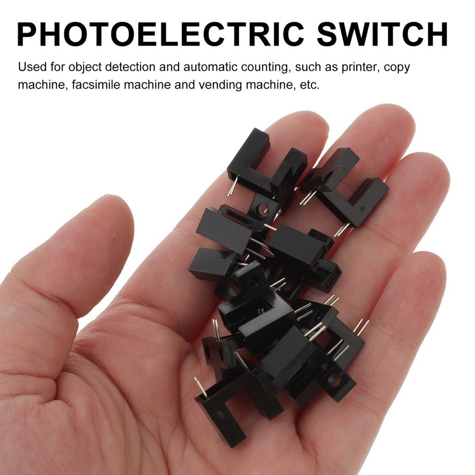 10 Pcs Photo Interrupter Sensor Photoelectric Switch Plug Photocell | eBay