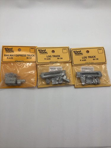 Micro Engineering N Scale Assorted Logging Vehicles Set of 3 Kits (L ...