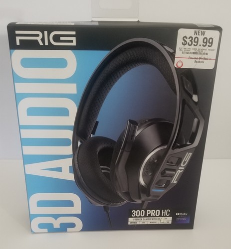 RIG - 300 Pro HC Wired Universal Headset with 3D Audio - Black Open Box ...
