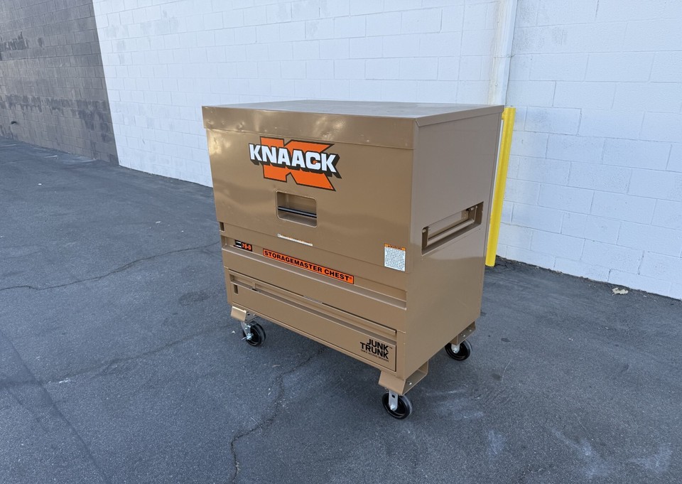 Knaack 79-D STORAGEMASTER Piano Box with Junk Trunk (w/ 6" Casters ...