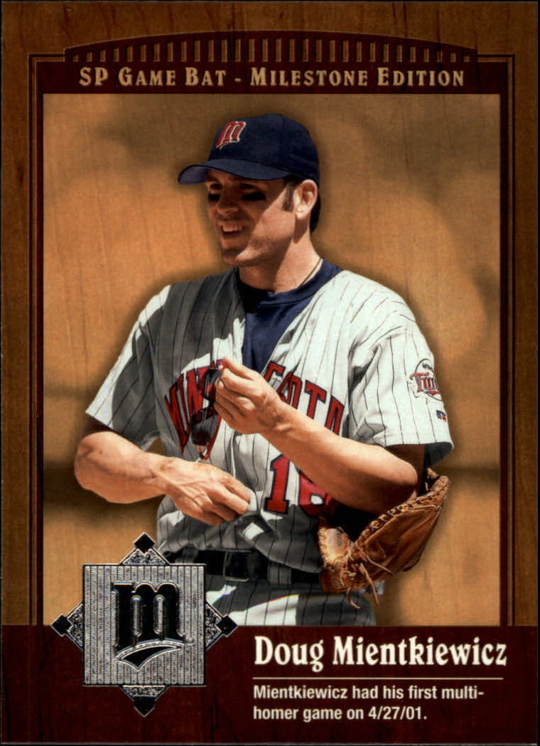 2001 (TWINS) SP Game Bat Milestone #33 Doug Mientkiewicz | eBay