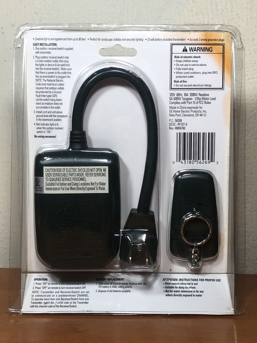 Ge Outdoor Wireless Control Lights Enbrighten Heavy Duty 40 Amp