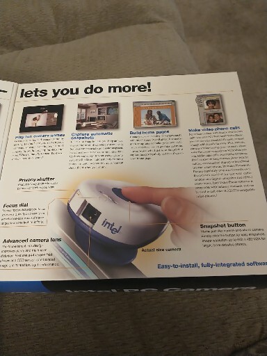 Intel PC Camera Pro Pack ICP3 USB Web Cam. New sealed unopened box ...