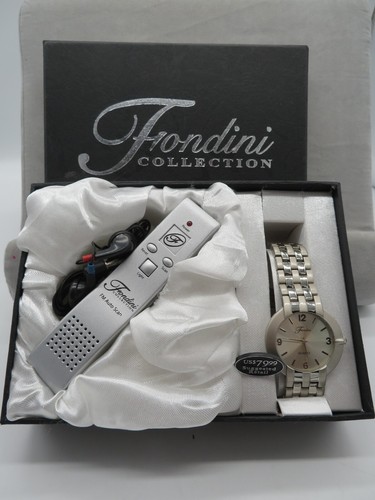 Fondini Watch Collection FM Radio w/Speaker, Light, Headphones Watch ...