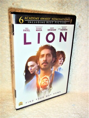 Lion (DVD, 2016) Dev Patel Rooney Mara David Wenham Nicole Kidman drama ...