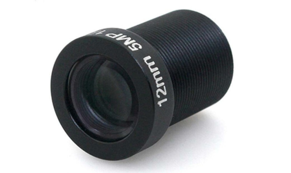 Camera Board Lens 5MP Focal Length 12mm F2.0 M12x0.5 Mount FOV 32 ...