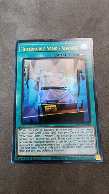 Yu-Gi-Oh! “Infernoble Arms - Almace” DUNE-EN056 - Ultra Rare 1st Ed NM ...