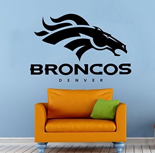 Denver Broncos wall decal 20x30 inches. Vinyl sticker. NFL | eBay