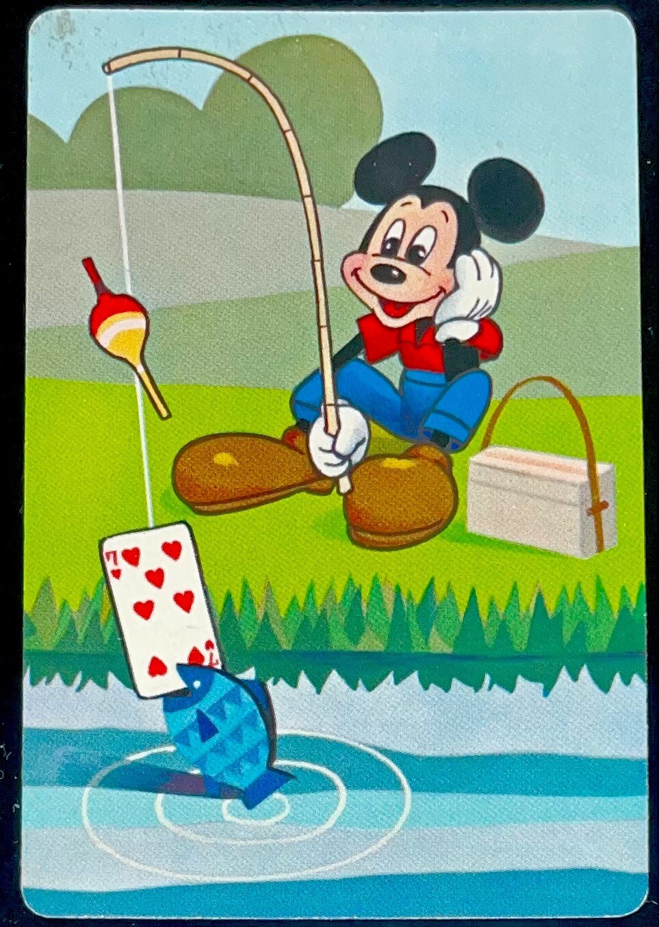 WD50 Swap Playing Cards 1 60’s Japanese Nintendo Mickey Mouse Fishing ...