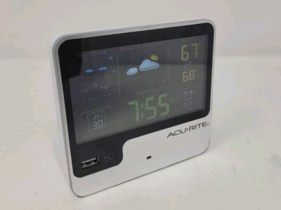 AcuRite 01129M Alarm Clock Replacement Weather Station No Sensor | eBay