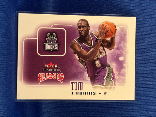 2003-04 Fleer Tradition Tim Thomas Heads Up #3HU MILWAUKEE BUCKS | eBay