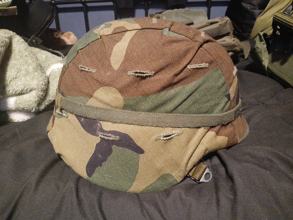 U.S.A. Military PASGT Helmet Made With Kevlar M-1 Camouflage Medium ...