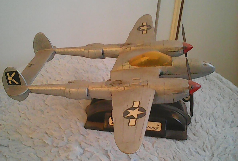 P38 lightning plane metal model | eBay UK