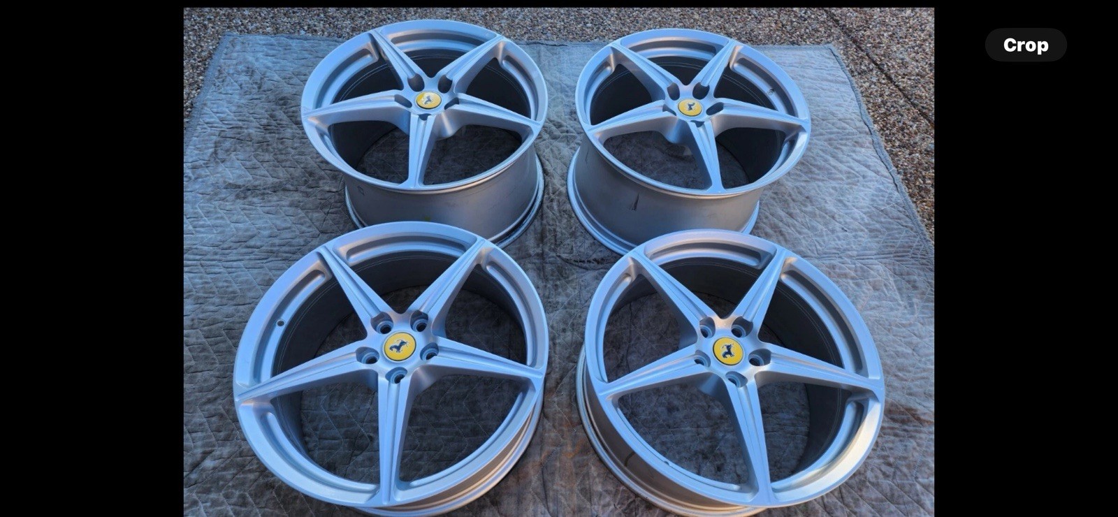 20 inch Factory Ferrari 458 DIAMANTO Wheels Set Sport OEM Diamond Cut ...