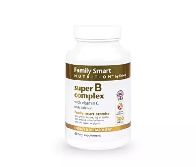 2x Family Smart Nutrition Super B Complex With Vitamin C Tablets ...
