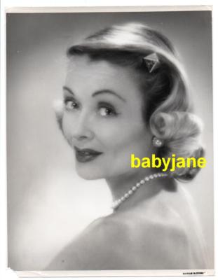 CONSTANCE BENNETT VINTAGE 8X10 PHOTO TAKEN BY MARCUS BLECHMAN 1950's ...