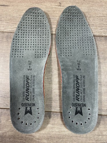 Mephisto Air Relax Runoff Insoles Leather Foam Womens Size 7.5 | eBay