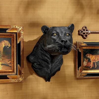 Exotic Black Panther Wall Trophy Sculpture | eBay