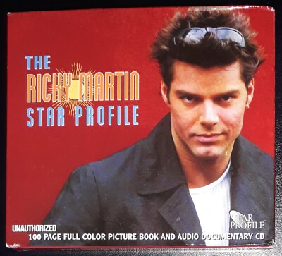 The Ricky Martin Star Profile Like New Book-CD 1999 British Audio ...