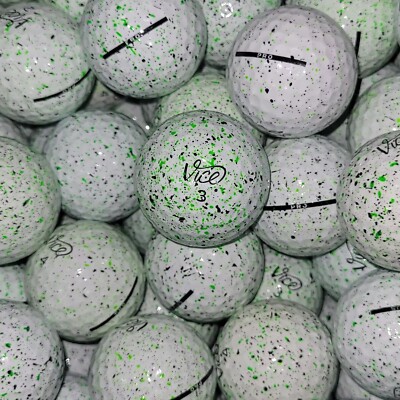 3 Dozen Vice Pro Drip Lime and Black Used Golf Balls 5A Mint/4A Mix ...