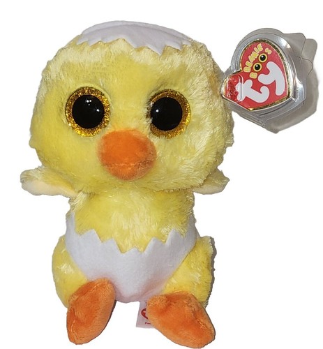 Ty Beanie Boos 2024 PEETIE the Easter Chick (6 Inch) NEW MWMT Stuffed ...
