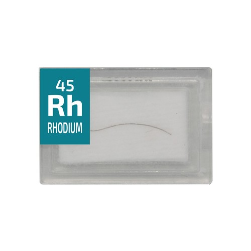 Rhodium Metal Wire 99.9% Element Rh pure 10mm Sample in Periodic ...