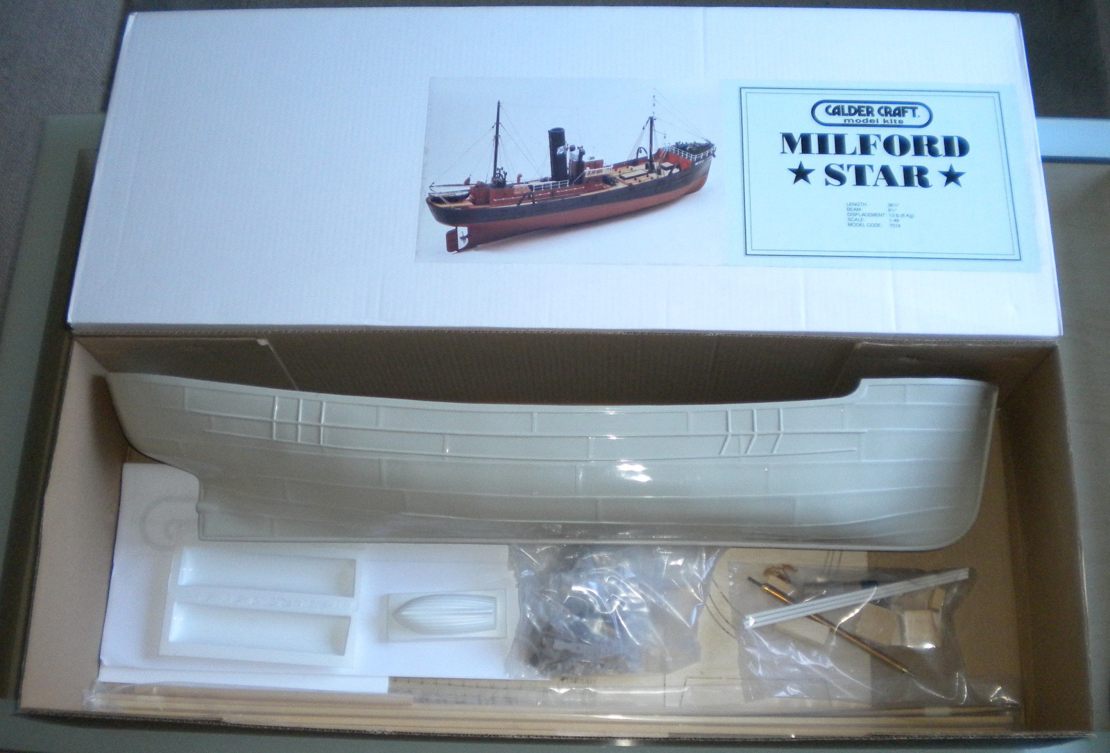 Caldercraft Milford Star Model Boat Kit | eBay UK