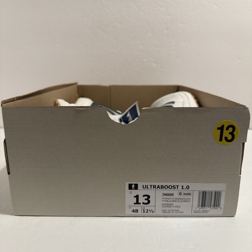 adidas Ultraboost 1.0 Mens Shoes White/Green/Gum Running Men's Sizes ...