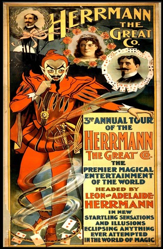 Herrmann the Great Co. Vintage Magic Illusion Show Poster | eBay