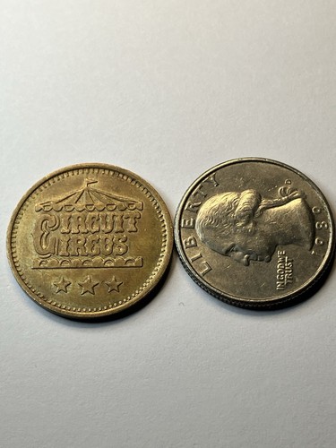 Vintage Circuit Circus Arcade Token BC #tz1 | eBay