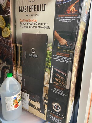 Masterbuilt Pro MB26050412 Steel Black 15400 Btu Propane Dual Fuel ...