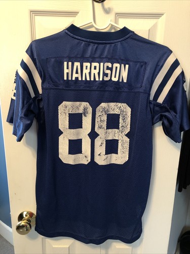 Marvin Harrison Indianapolis Colts Blue Reebok Youth Jersey Size Large ...