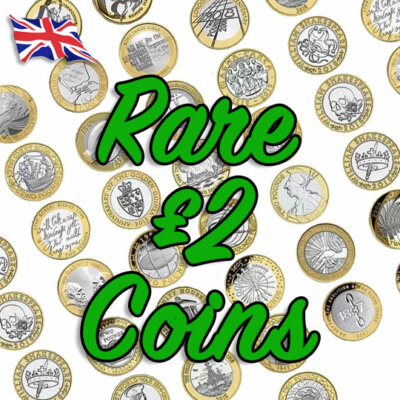 Rare £2 Two Pound Coins 2002 Commonwealth, Olympic, King James Bible ...