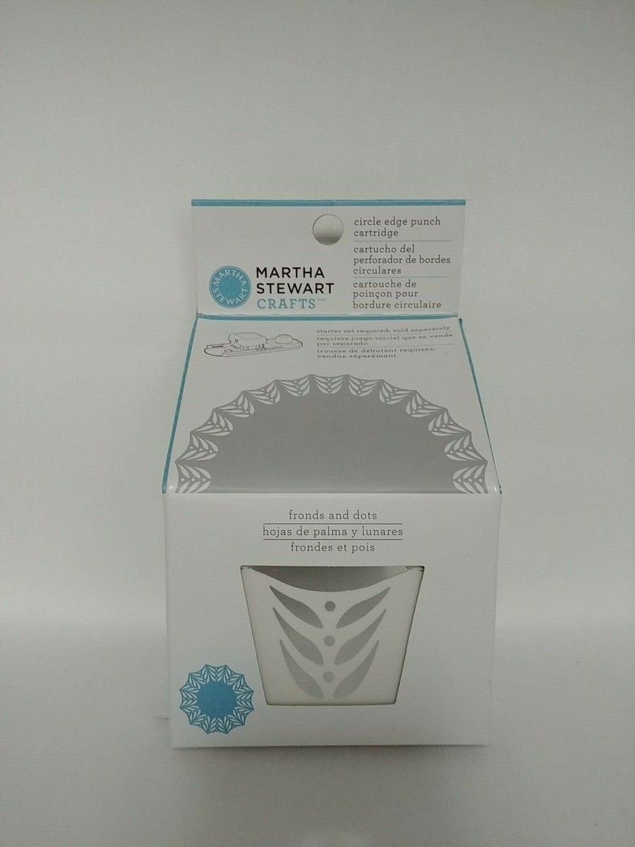 Circle Edge Punch Starter Kit New In Box MARTHA STEWART Circle Edge