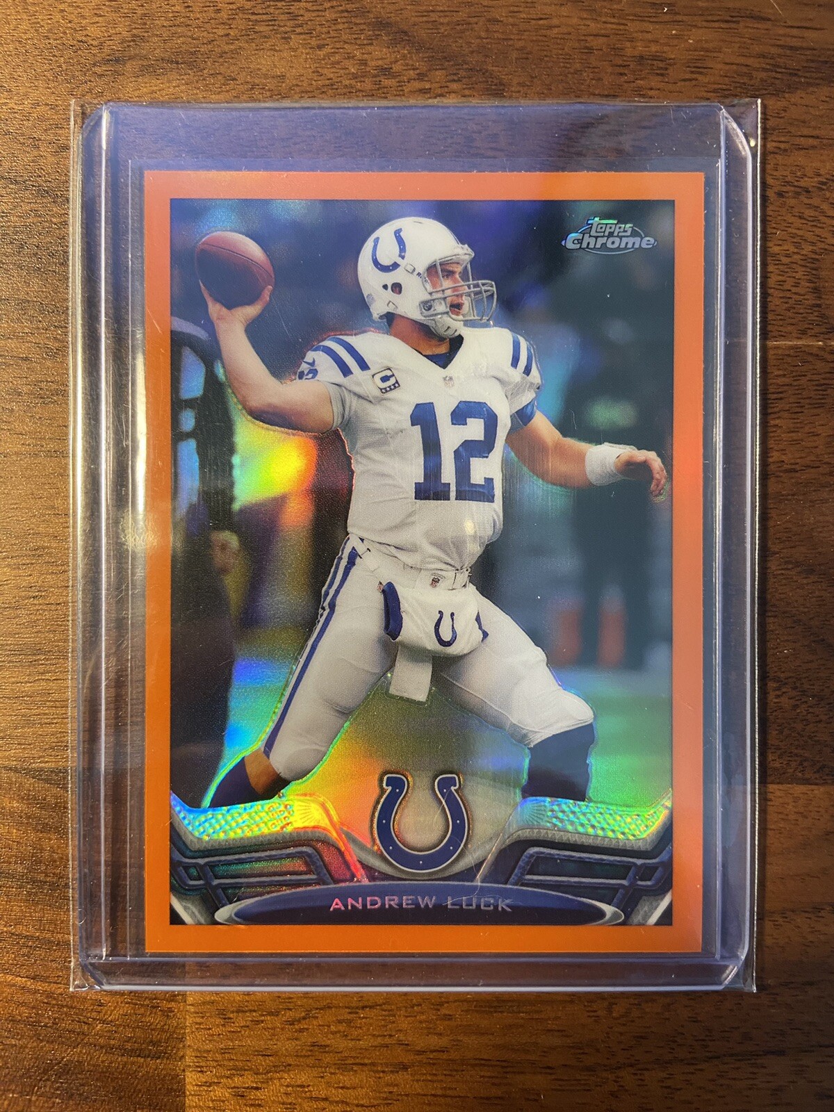 2013 Topps Chrome Orange Refractor Andrew Luck #75 | eBay