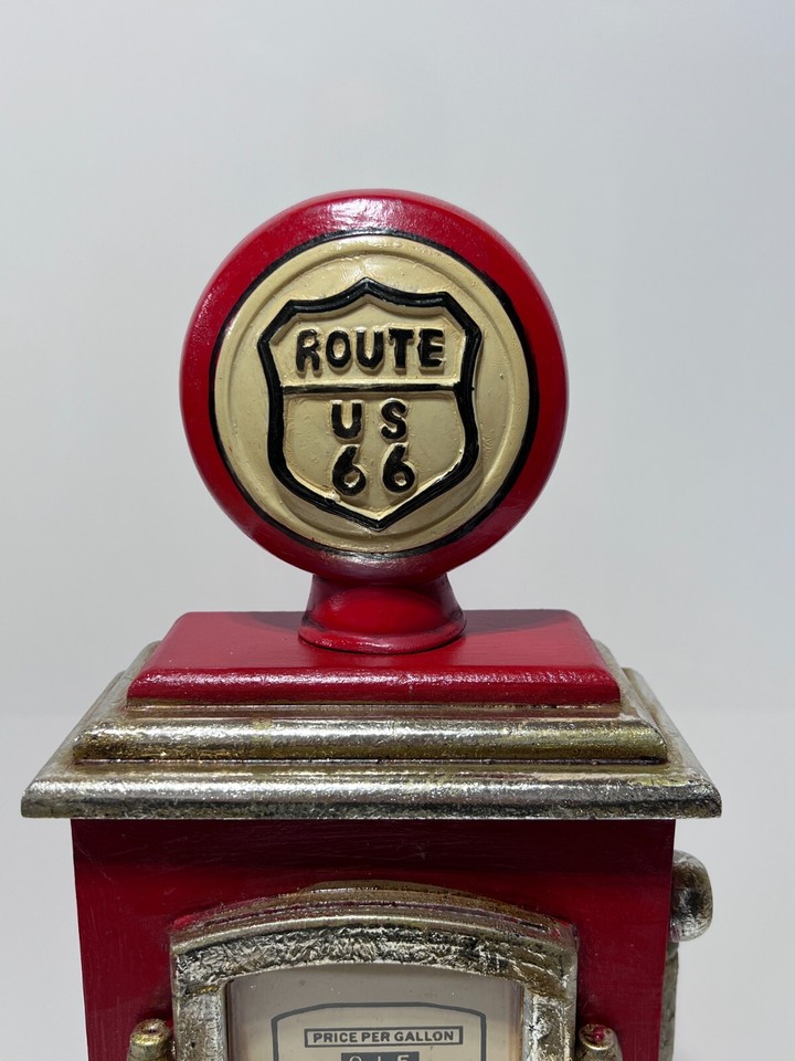 Route 66 USA Vintage Wood Gas Pump (Key Cabinet) - Collectible ...