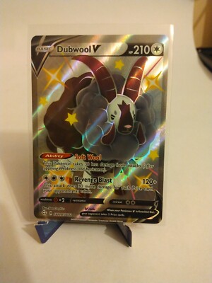Dubwool V SV120/SV122 Full Art Ultra Rare Shining Fates Shiny Vault ...