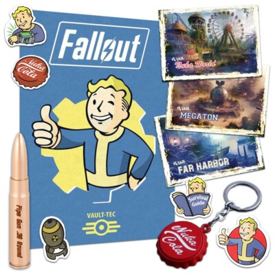Fallout Limited Edition Collectible Toy Set - Nuka Cola Opener Vault ...