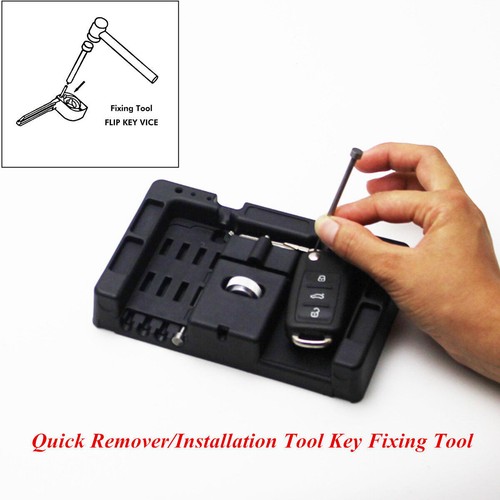 Car Vehicle Flip Key Vice Fixing Pin Remove Tool Quick Remover ...