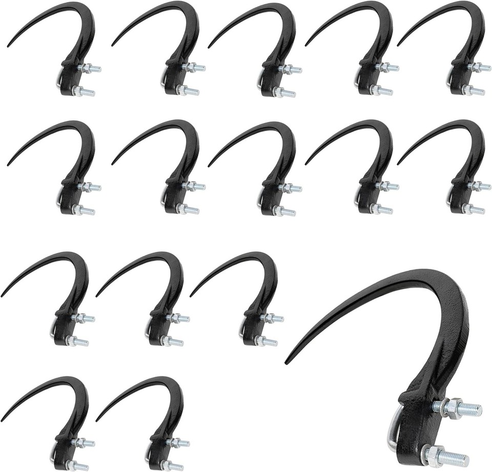 9'' Hay Grapple Hooks 1-1/4'' U-Bolts Heavy Duty 16Pack Durable | eBay